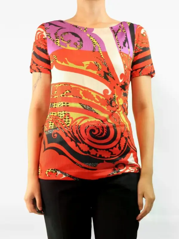 Etro Abstract-print Knitted Top