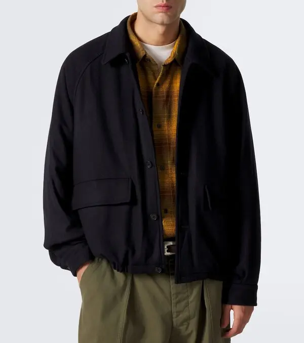 A.PRESSE Cashmere Blouson Jacket