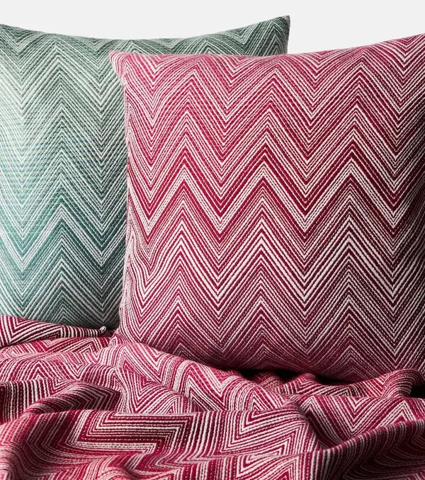 Missoni Timmy Zigzag Wool And Cotton-blend Cushion