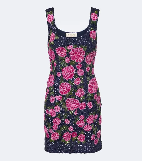 LA FUORI La Nuit Embellished Minidress