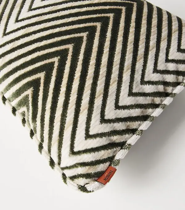 Missoni Ziggy Velvet Cushion - Multicoloured