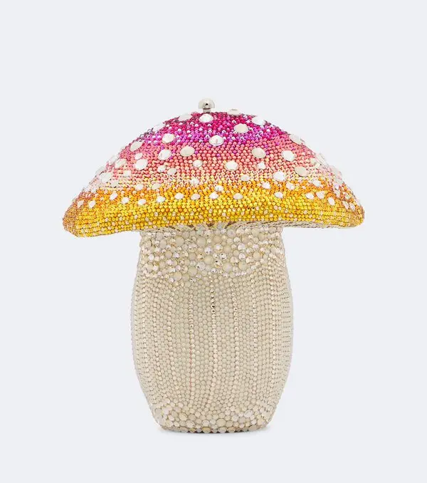 Judith Leiber Mushroom Toadstool Embellished Clutch