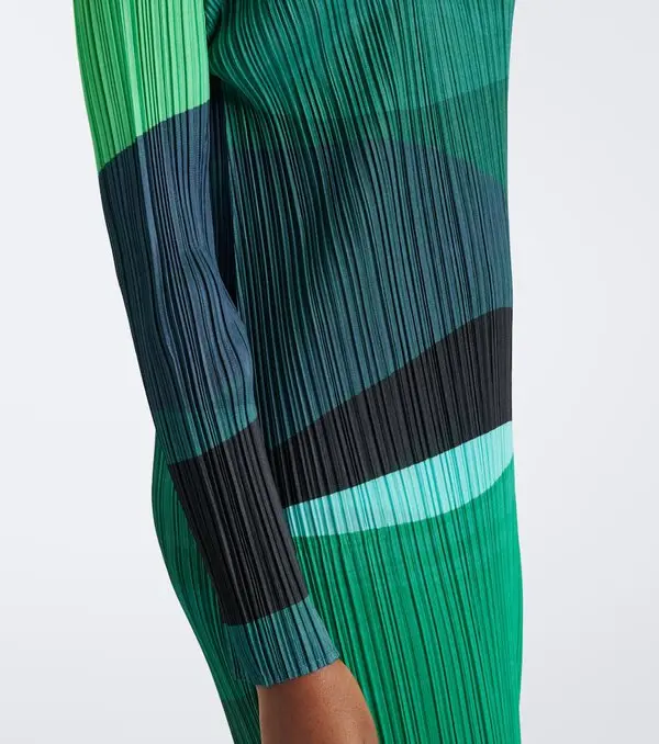 Issey Miyake Orbit Pleated Midi Dress