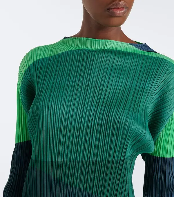 Issey Miyake Orbit Pleated Midi Dress