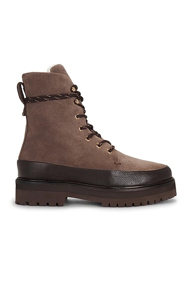Varley Charente Faux Fur Lined Lace Up Multi Boot