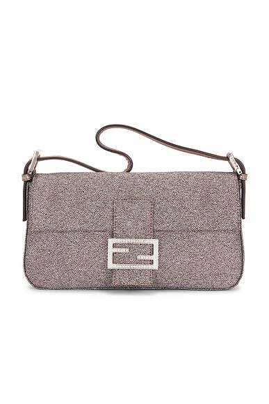 Fendi Baguette Shoulder Bag - Silver