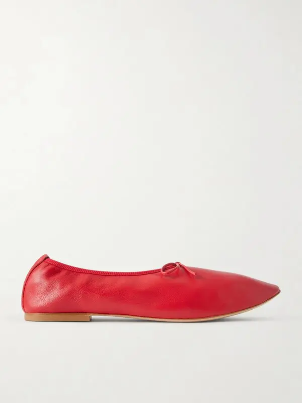 JAMIE HALLER The High Vamp Leather Ballet Flats