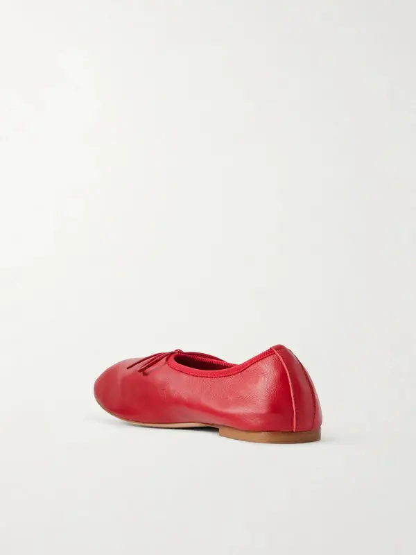 JAMIE HALLER The High Vamp Leather Ballet Flats