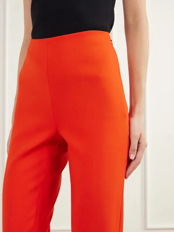 Carolina Herrera Stretch-wool Woven Slim-leg Pants