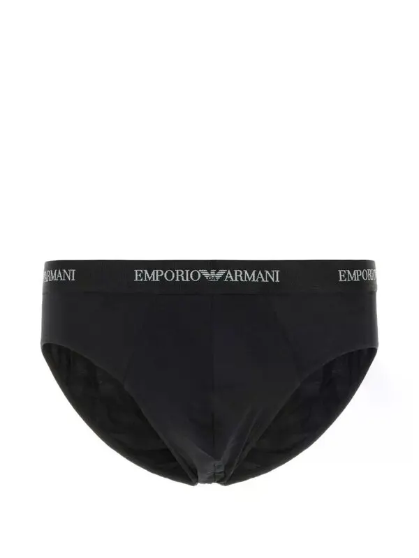 Emporio Armani Briefs In Stretch Cotton Jersey Essential