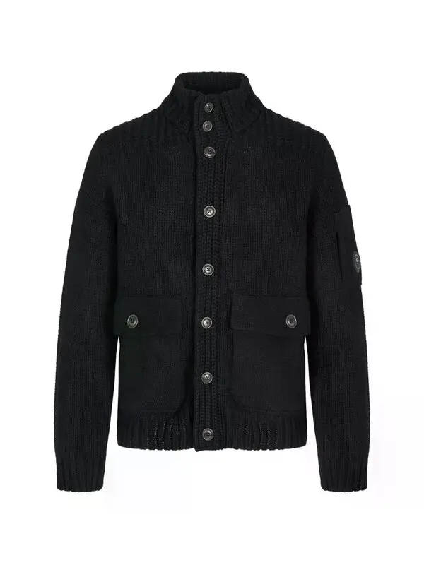 C.P. COMPANY Lambswool Lens Button Sweater