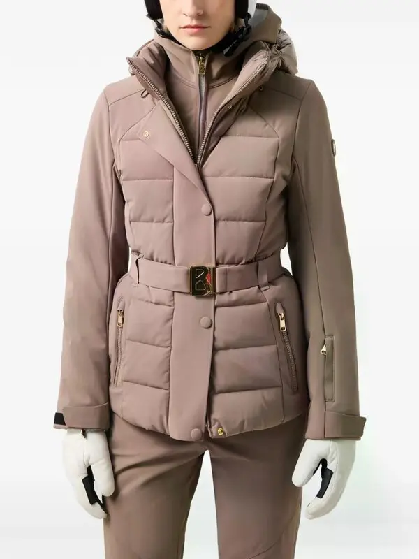 Bogner Elva Belted Ski Jacket - Neutrals