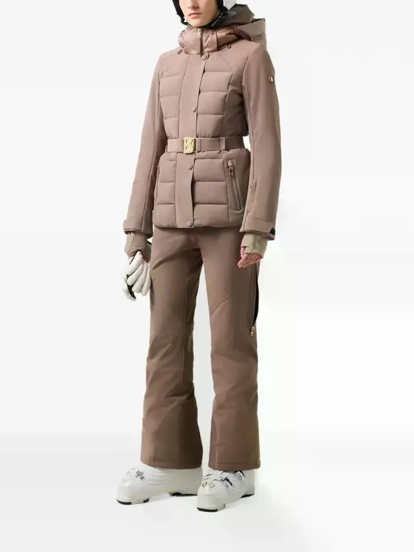 Bogner Elva Belted Ski Jacket - Neutrals
