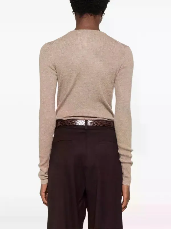 Max Mara Cashmere V-neck Bodysuit