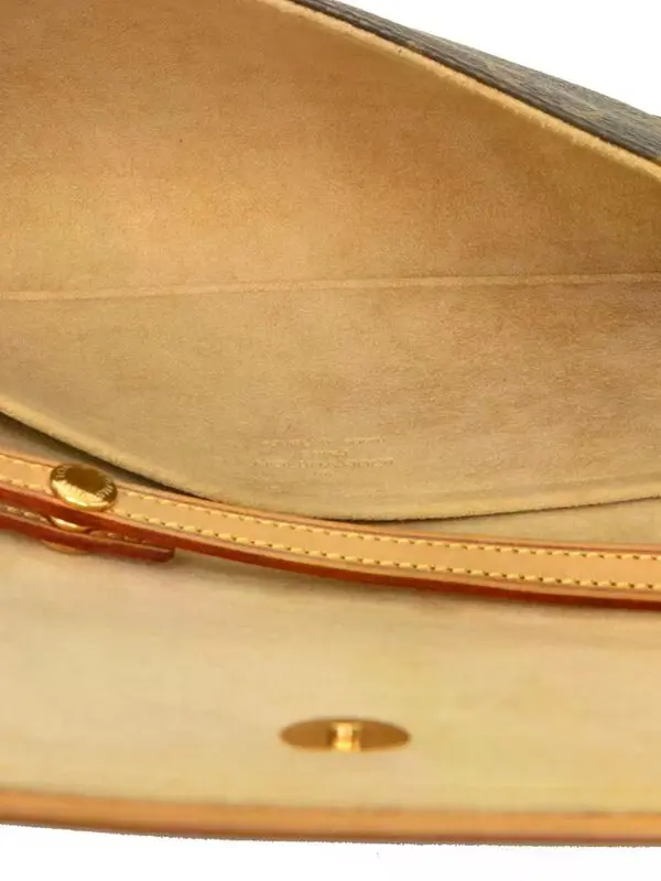 LOUIS VUITTON 2001 Monogram Pochette Twin Gm Crossbody Bag