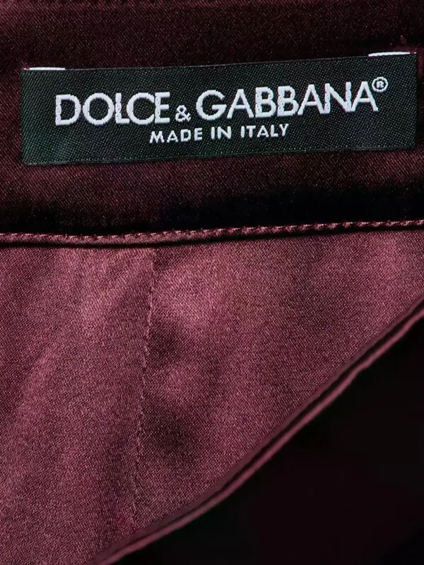 Dolce & Gabbana Lace-up Pencil Maxi Skirt