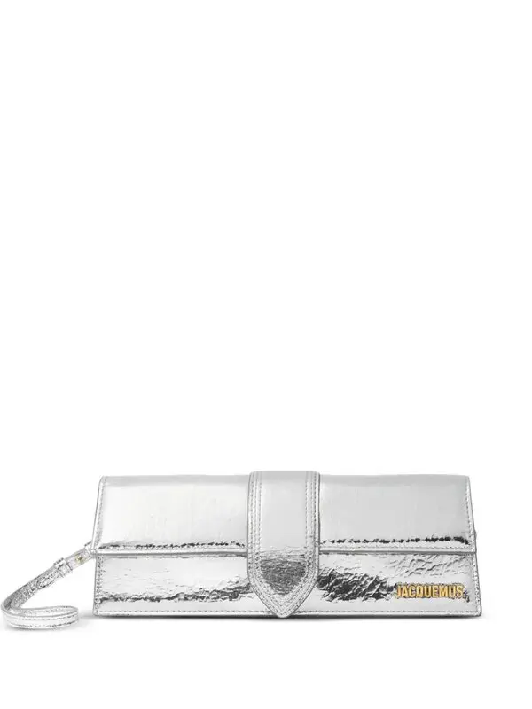 Jacquemus The Bambino Clutch Bag - Silver