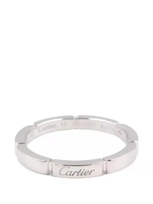 Cartier 2010s Maillon Panthère Ring - Silver
