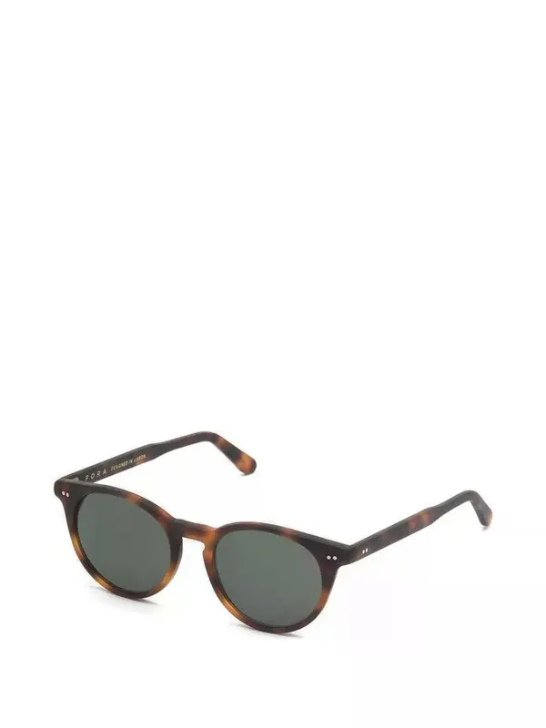 FORA Goldlover Round-frame Sunglasses