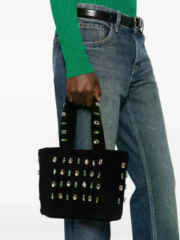 Sandro Crystal-embellished Tote Bag