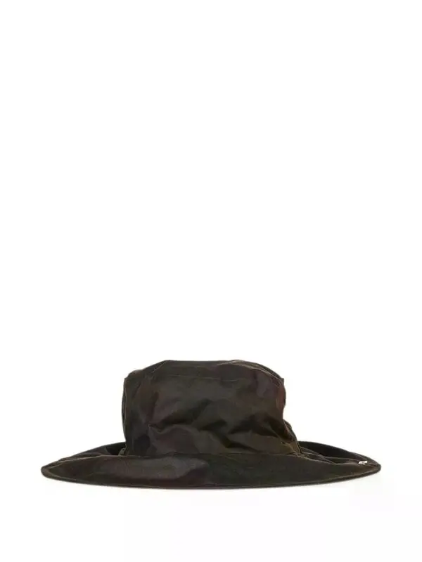 Barbour Waxed-cotton Wide-brim Hat