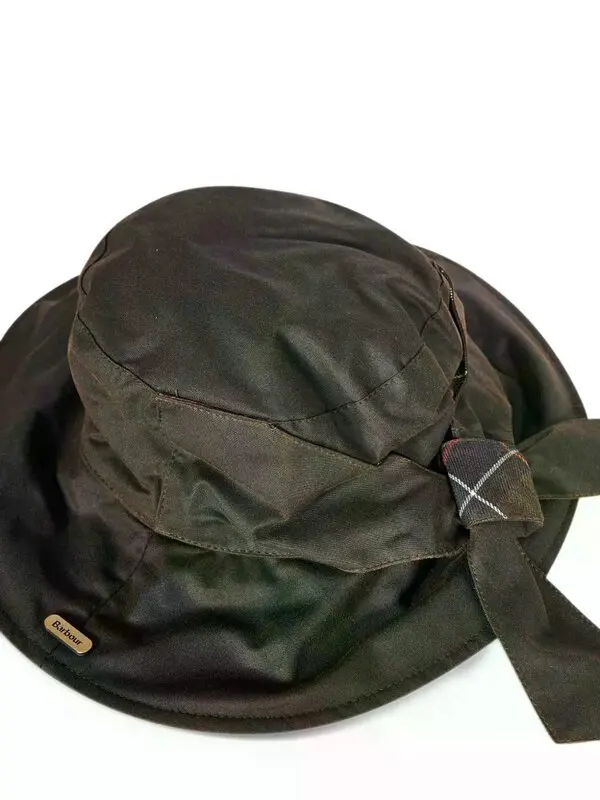 Barbour Waxed-cotton Wide-brim Hat