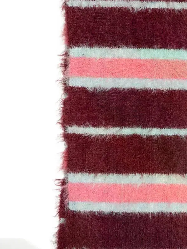 VERB TO DO Striped Fringed Scarf