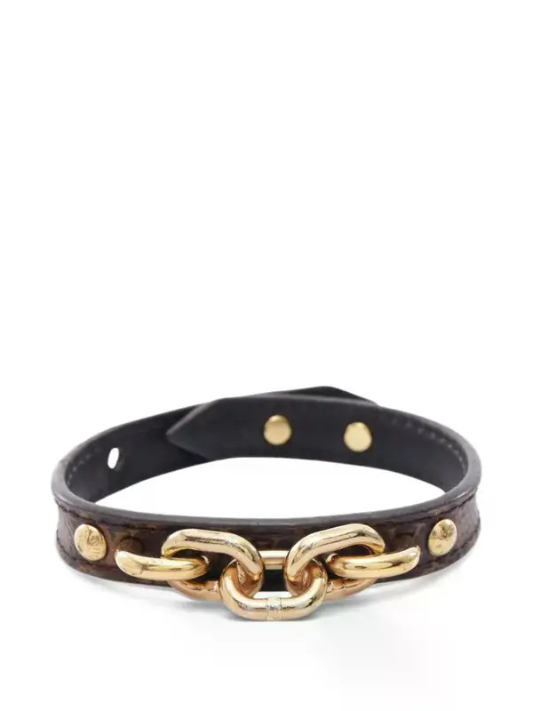 LOUIS VUITTON 2019 Twist The Chain Monogram Bracelet - Brown