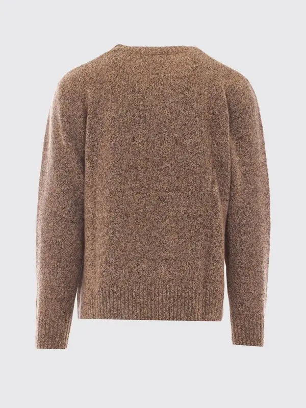 Soft Goat Cashmere And Silk Blend Crewneck Sweater With Ribbed Trims