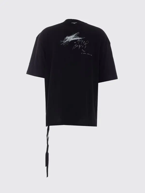 ANN DEMEULEMEESTER Relaxed Fit Cotton T-shirt With Graphic Print