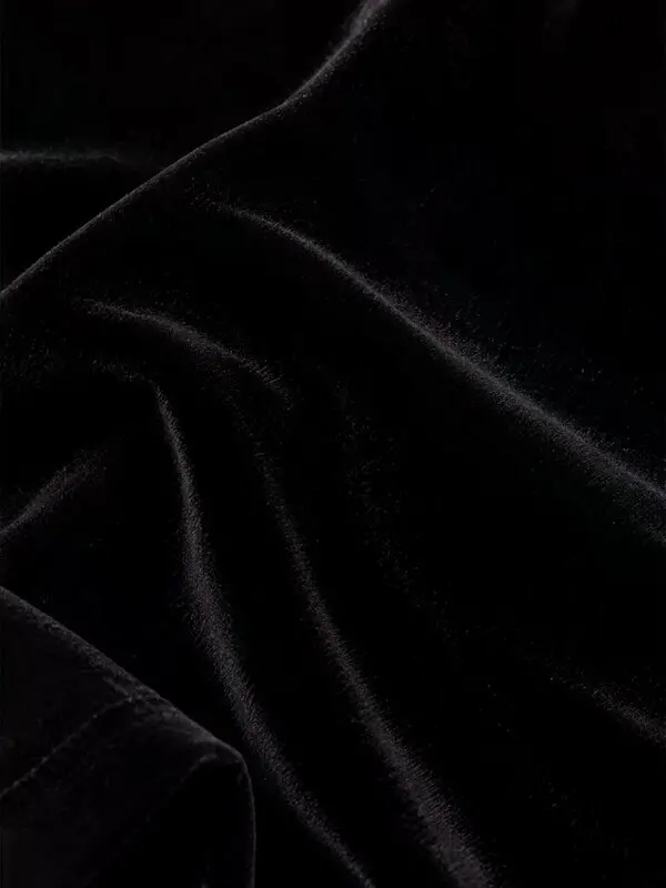 Malìparmi Straight-leg Velvet Trousers