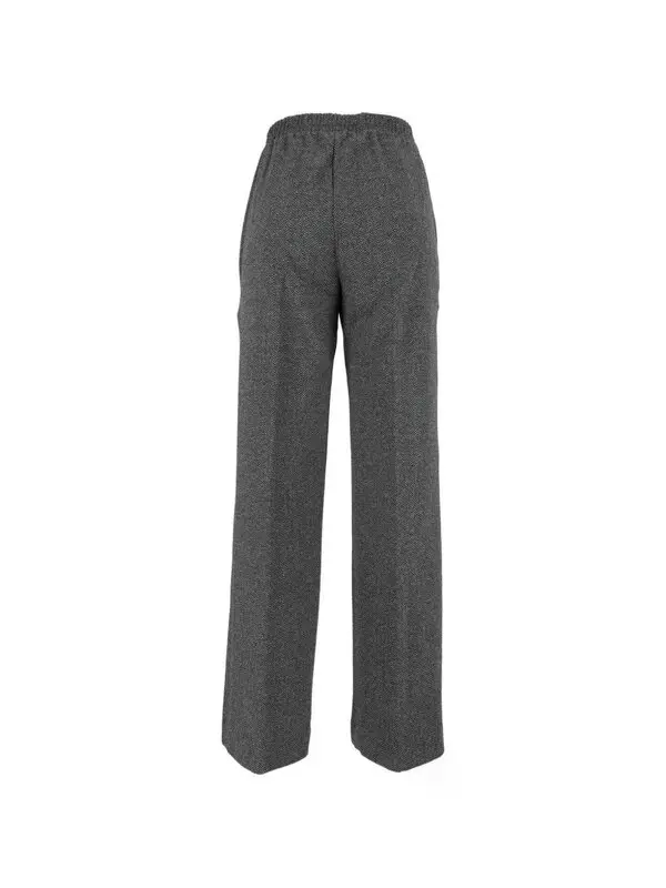 Max Mara Editta Herringbone-pattern Trousers