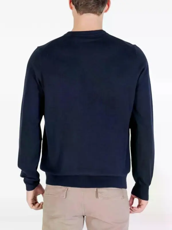 LYLE & SCOTT Logo-patch Sweater - Blue