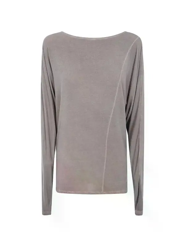 UMA WANG Boat-neck Long Sleeves T-shirt - Grey