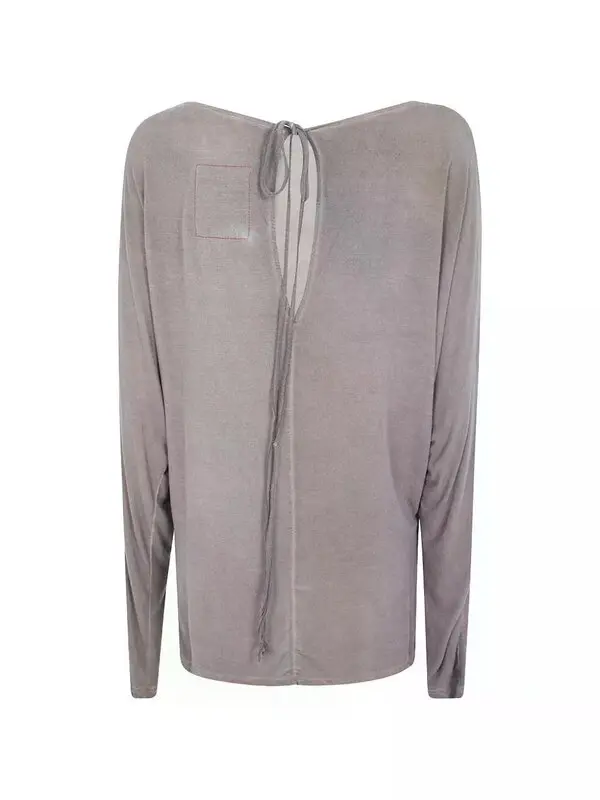UMA WANG Boat-neck Long Sleeves T-shirt