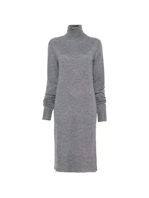 UNIVERSEL Roll-neck Knitted Midi Dress