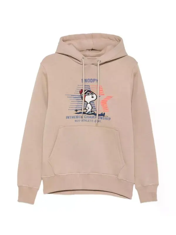 IN THE BOX Snoopy-print Drawstring Hoodie - Neutrals