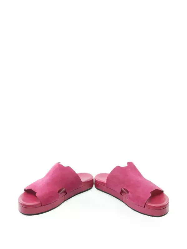 Hermès 2010s H-strap Platform Sandals