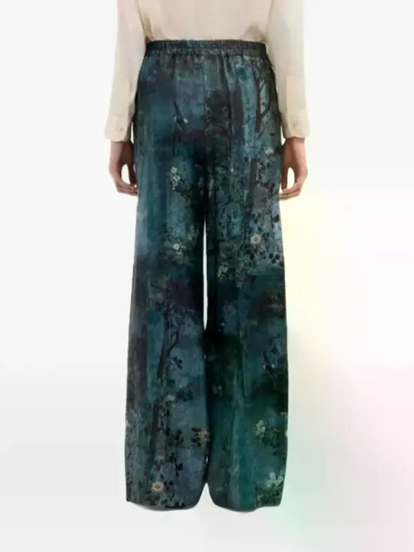 PIERRE-LOUIS MASCIA Floral-print Palazzo Pants