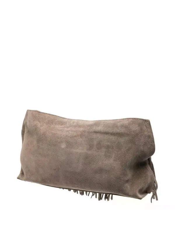 MARC ELLIS Dakota M Fringe-trim Leather Shoulder Bag