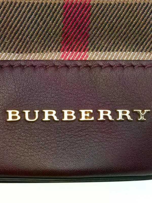 Burberry 2000-2017 Mega Check Canvas And Suede Fringe Bucket Bag