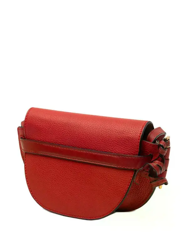 Loewe 2018 Mini Bicolor Grained Calfskin Gate Crossbody Bag