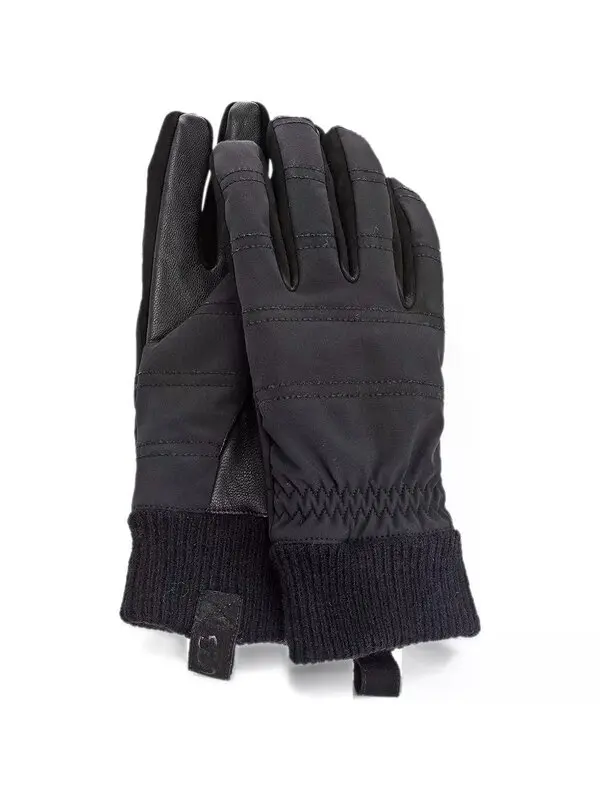 UGG Panelled Ribbed-cuff Gloves