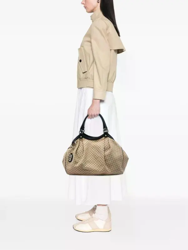 Gucci 2016-2026 Large Diamante Canvas Sukey Tote Bag