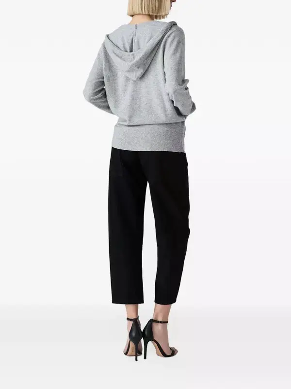 Vera Wang Heidi Knitted Zip-up Hoodie - Grey