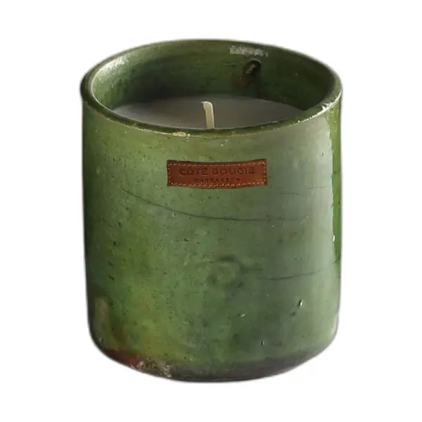 COTE BOUGIE MARRAKECH Small Tamegroute Mint Tea Ceramic Candle - Green