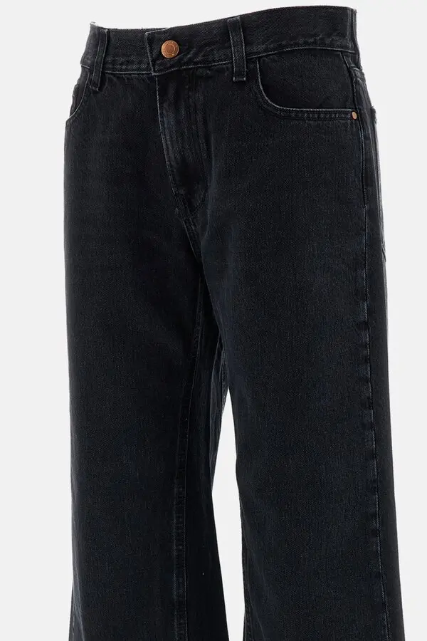 3x1 Aime Cropped Wide-leg Jeans