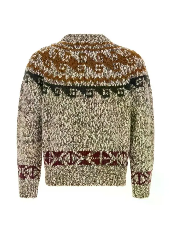Moncler Fair Isle Chunky-knit Sweater