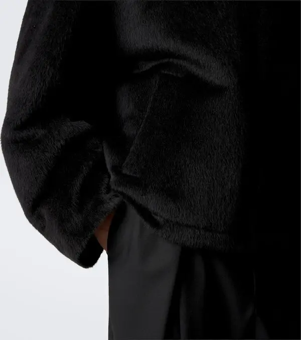Dolce & Gabbana Shearling-trimmed Alpaca And Wool Jacket