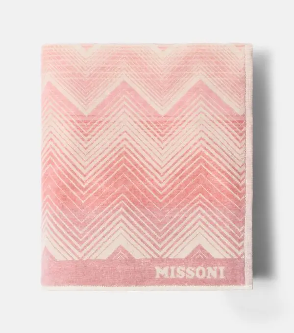 Missoni Marea Chevron Cotton Terry Bath Sheet - Multicoloured